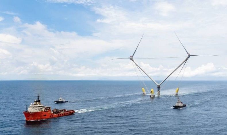 China-built world’s most powerful off-shore wind turbine was “unfazed ...